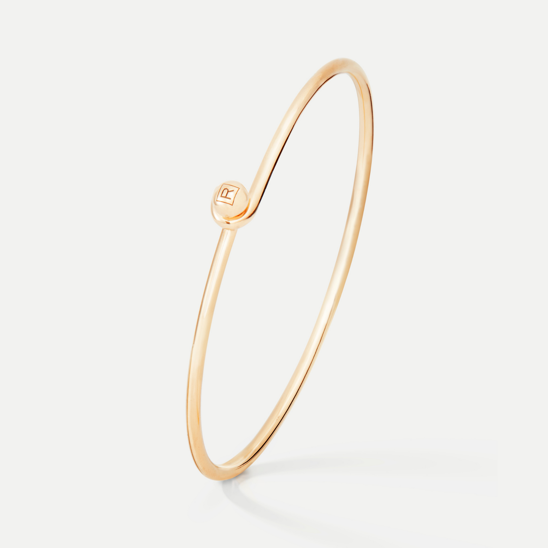 Gold Vermeil Bangle and Gold Freedom Pearl Popon Set | Handcrafted ...