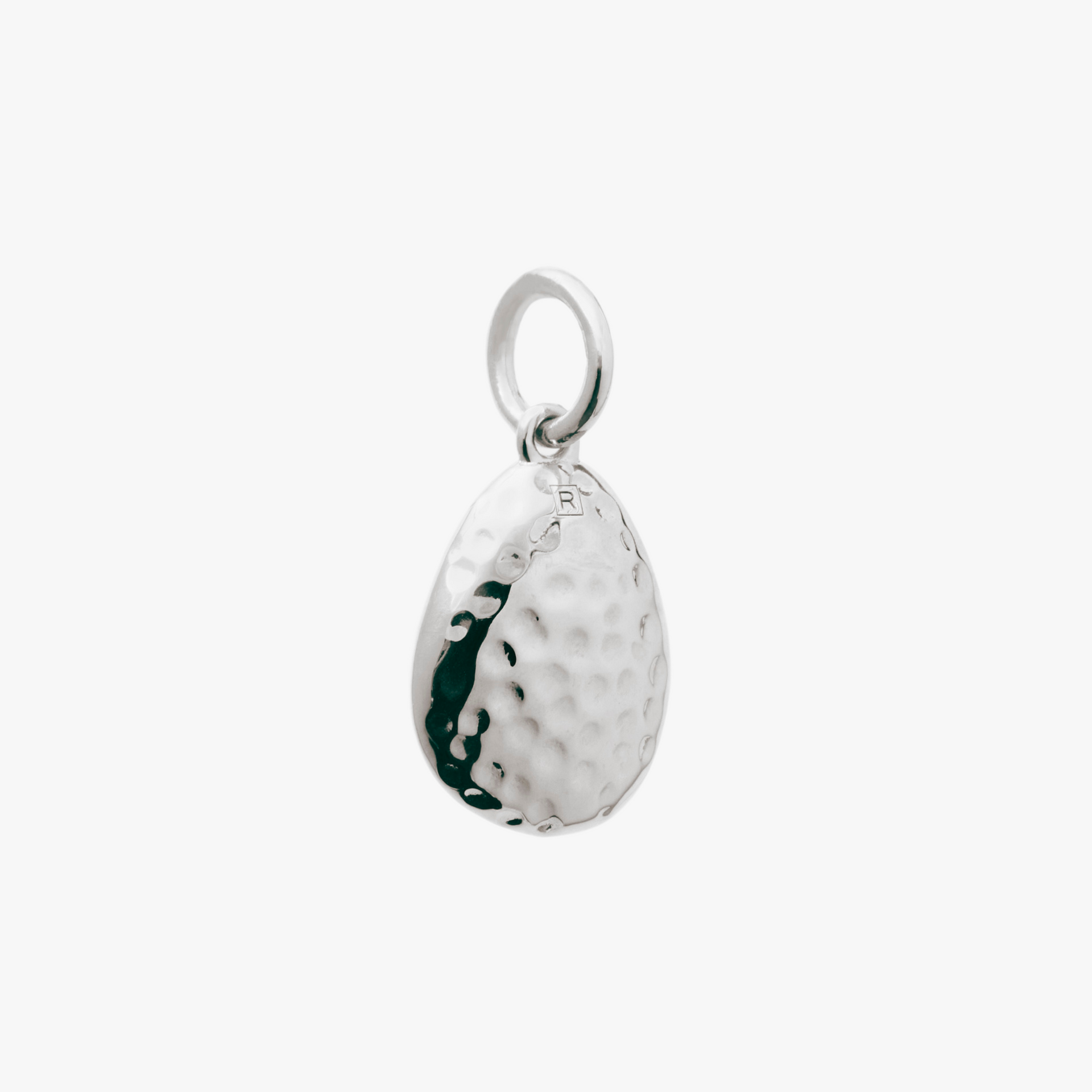 Hammered Pebble Popon® Charm Silver | Recognised
